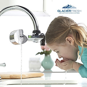 GLACIER FRESH Replacement for PUR® Water Filter Faucet, Replacement for RF9999® and RF-3375, Compatible with All Pur® Faucet Mount Filtration Systems, 6 Pack