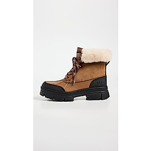 UGG Unisex-Child Ashton Addie Boot, Chestnut, 2 Little Kid