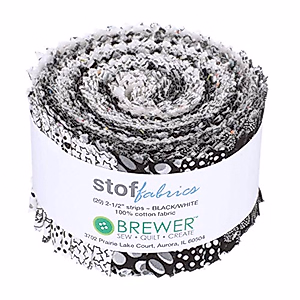 Stof Quilter's Coordinates, Black/White