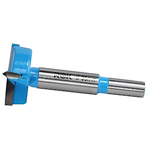 Rok Hardware 35mm Hinge Boring Forstner Drill Bit, Blue ROKBB35BLUE
