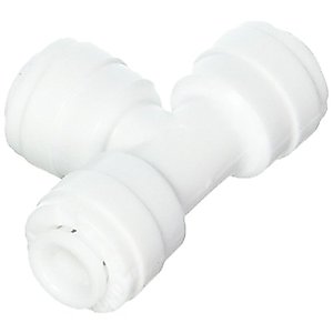 YZM 1/4" O.D. Tube Tee Quick Connect fittings RO Water Filters,Push to connect tube fittings,10pcs.