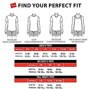 Hanes Mens Pocket T-shirt, Moisture-wicking Cotton Crewneck Tees, 6-pack Underwear, Assorted - 6 Pack, 3X-Large US