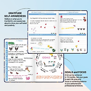 Weekly and Monthly Planner 2024-2025 to Increase Productivity and Hit Your Goals journal Christmas Gifts for women Notebooks for Work Undated Planner Agenda Habit Tracker Planner Gift Set