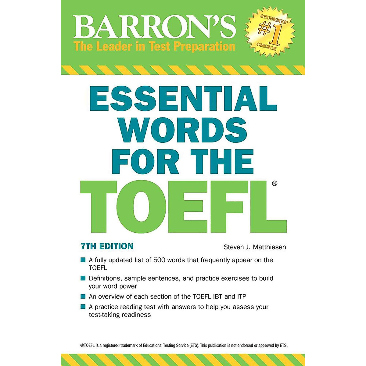 Essential Words for the TOEFL (Barron's Test Prep)