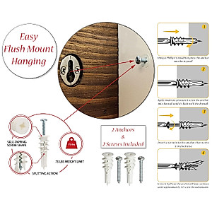 Farmhouse Rustic Wooden Picture Ledge Shelf, Available in 20 Colors, 11 Sizes, Shown in Jacobean - Floating Shelf, Rustic Shelf, Open Shelving, Nursery Shelf, Floating Shelves, Modern Farmhouse