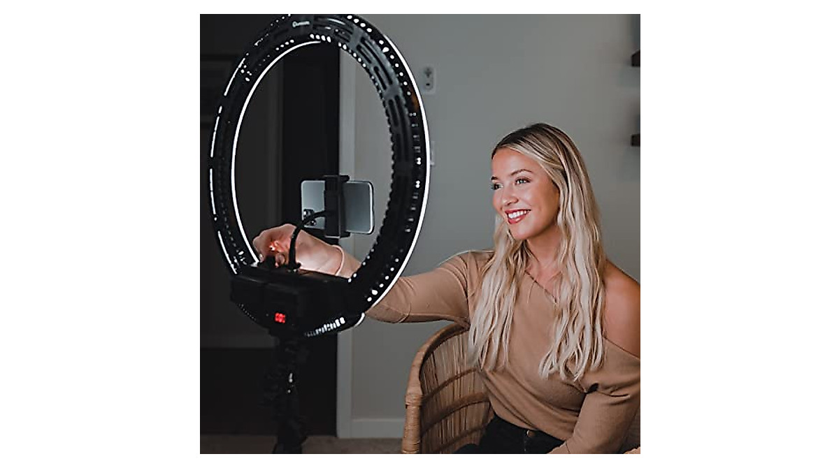 Lume Cube 18" Cordless Ring Light Kit for Streaming & Vlogging