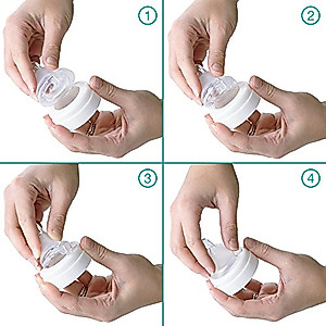 Evenflo Feeding Balance Plus Wide Neck Nipples for The Balance Plus Wide Neck Baby Bottles - Helps Reduce Colic - Fast Flow/X-Cut, 8 Months and Up (Pack of 2)