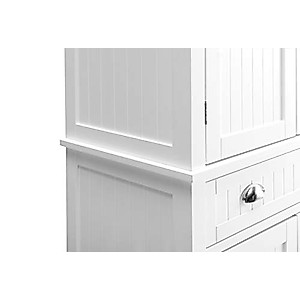 2L Lifestyle Ashlyn Cabinet White Finish, Large