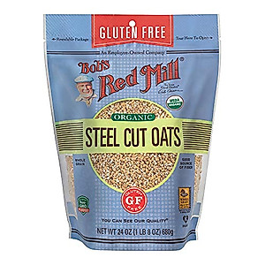 Bob's Red Mill Gluten Free Organic Steel Cut Oats, 24 Ounce