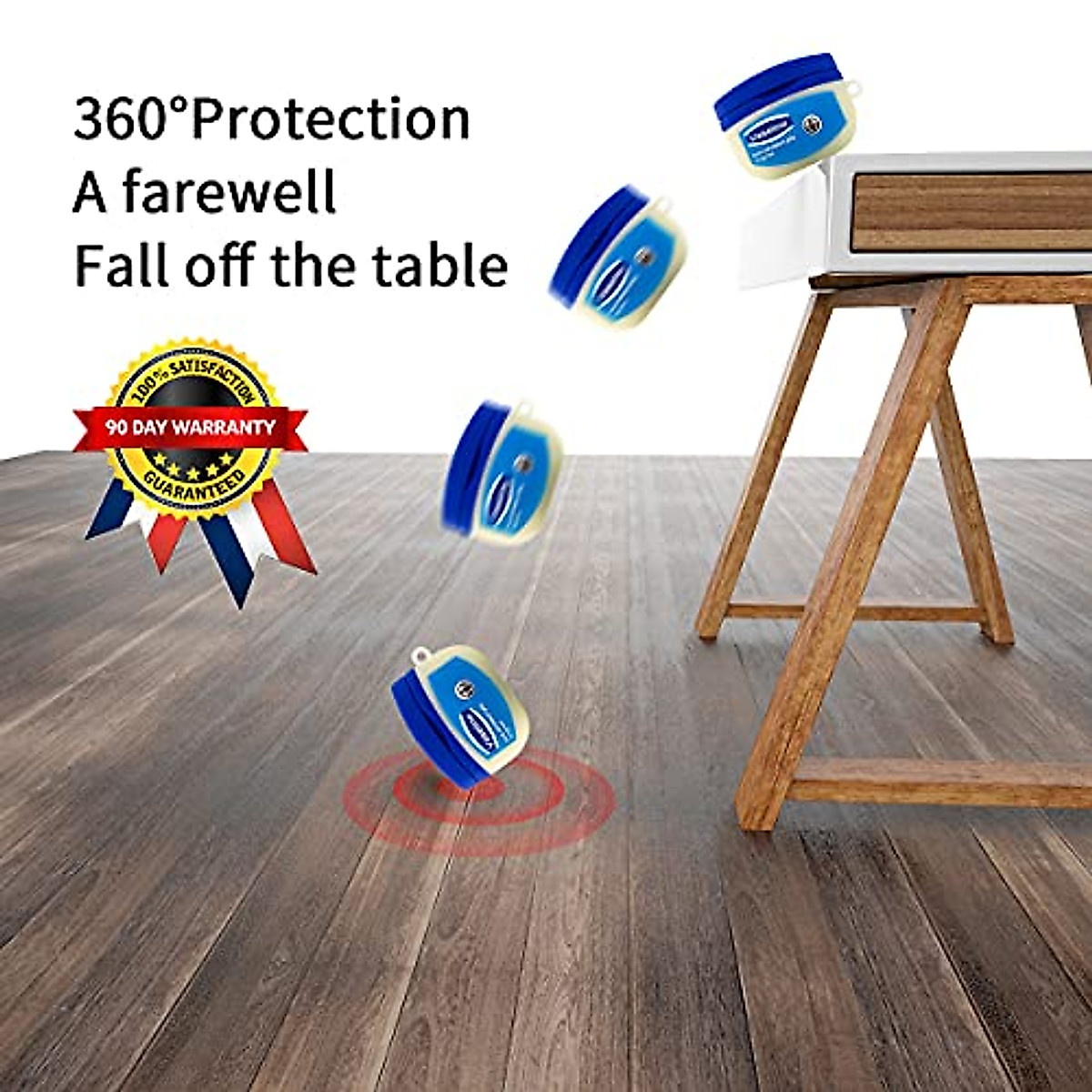 WQNIDE Blue Bottle for Airpods Pro Case Cover,6in1 Accessories Set Silicone Protective Cover,Cute 3D Fashion Fun Character Design,with Keychain Kids Women Men for Airpods Pro Case -2019 (Vaselin)