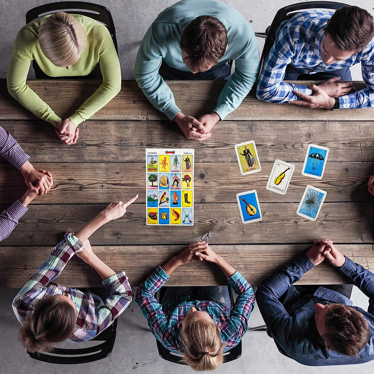 Needzo Don Clemente Autentica Loteria Mexican Bingo, Colorful and Educational Cards (Regular)