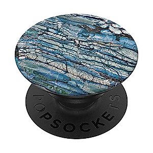 Sassy Southern Charm & Grace Modern Cracked Teal & Turqouise PopSockets PopGrip: Swappable Grip for Phones & Tablets