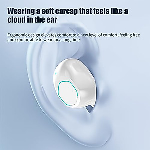 Yrmaups Bluetooth Headphones Wireless Earbuds, with 95Hr Running-Time Sports Ear Buds with 850mAh Digital Display Charging Case, IPX4 Water Proof, with Micro Cordless Earphone