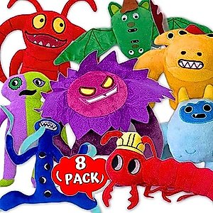 Garten of Ban Ban Plush 8 Pack - Season 4 Premium 13" Largest Size Garden of BanBan Plushies Toys - New Soft Monster Horror Stuffed Figure Doll for Chapter 4 Game Fans, Kids, Gifts