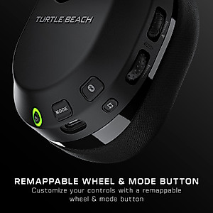Turtle Beach Stealth 600 Wireless Multiplatform Amplified Gaming Headset for PC, PS5, PS4, & Mobile – Bluetooth, 80-Hr Battery, Noise-Cancelling Flip-to-Mute Mic, Waves 3D Audio –Black
