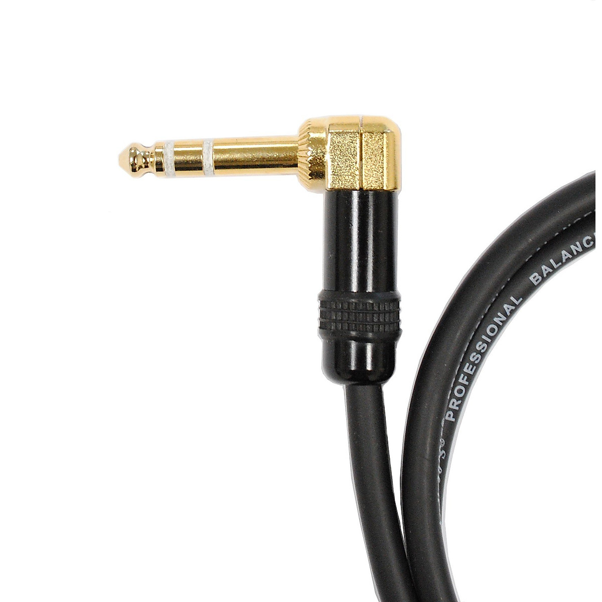 Audio2000's C20003P2 3 Feet 1/4 Inch TRS Right Angle to XLR Female Cable (2 Pack)