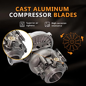 Bapmic 1831383C92 Turbocharger Turbo Charger Kit Compatible with Ford F-250 F-350 F-450 F550 Powerstroke Diesel 7.3L 99-03