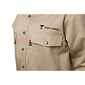 Waylander BROKK Welding FR Flame Resistant Long Sleeve Shirt for Men 9Oz Welding Shirt