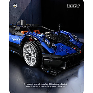 Nifeliz Pagemi ZR, Iconic Sports Car Building Model Toy, Collectible Race Car Display Set for Adult Gift Giving (2,289 Pieces)