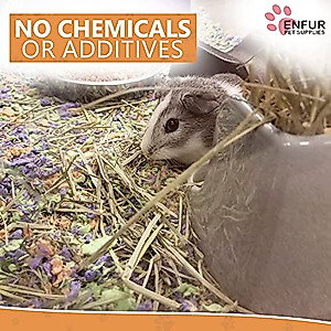 ENFUR Hamster Bedding Habitat Decor Accessories 100G – 100% Natural Odor Control Edible Dried Flowers for Hamsters Rabbit Chinchilla Guinea Pig Small Pets (Dried Flowers), 30cm x 20cm x 8cm