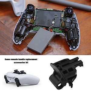 ECSiNG Set of 12 L1 R1 L2 R2 Trigger Buttons Repair Kit Compatible with PS5 V1 Controller Shoulder Buttons with Springs & Trigger Frames & Shaft & Screwdriver & Pry Tool