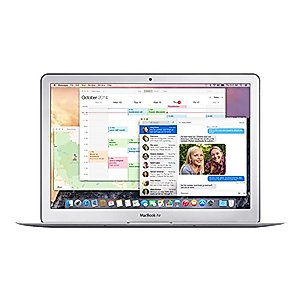 Early 2015 Apple MacBook Air with 1.6GHz Core i5 (13 Inch, 8GB RAM, 256GB SSD Storage) Silver (Renewed)