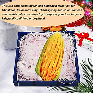 XiRiDa Corn Plush Stuffed Plant Hug Toy Funny Food Throw Pillow Gift for Kids 19.6"
