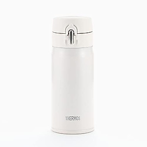 Thermos JOH-350 WBE Water Bottle, Vacuum Insulated Travel Mug, 11.8 fl oz (350 ml), White Beige