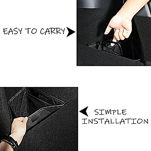 ShowEv Tesla Model Y Trunk Side Storage Organizer Bins Protector Pocket for Tesla Model Y 2020 2021 2022 Accessories