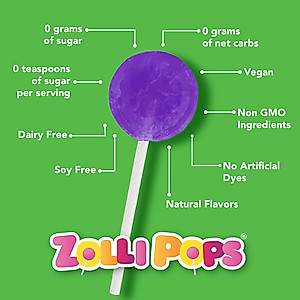 Zollipops Halloween Clean Teeth Lollipops, Assorted Flavors, 10.4 Ounce