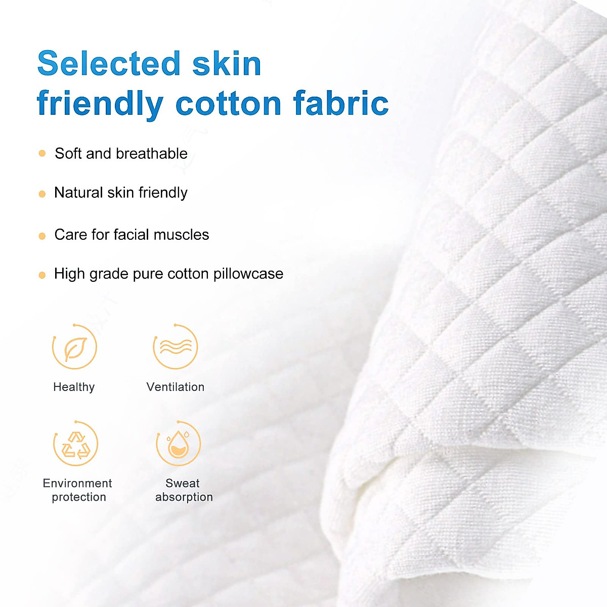 Dosage Contoured Orthopedic Pillow Neck Pillows for Pain Relief Sleeping,Cervical Memory Foam Pillow,Ergonomic Orthopedic Sleeping Neck Support Pillow for Side Sleepers Backand Stomach (White)