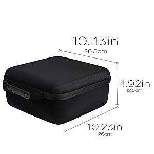 co2CREA Hard Travel Case Replacement for 3M Full Facepiece Reusable 6700 6800 6900