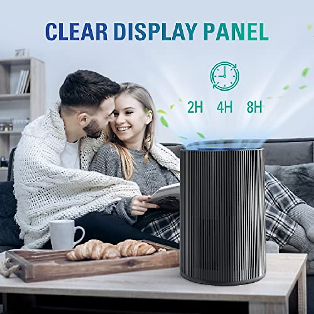 STEALTH Air Purifiers for Large Room Up to 673ft² with H13 True HEPA Filter Air Purifier,Auto Function Ultra-Quiet Sleep Mode Air Cleaner Remove 99.97% of Pet Dander and Dust,Smoke, Pollen
