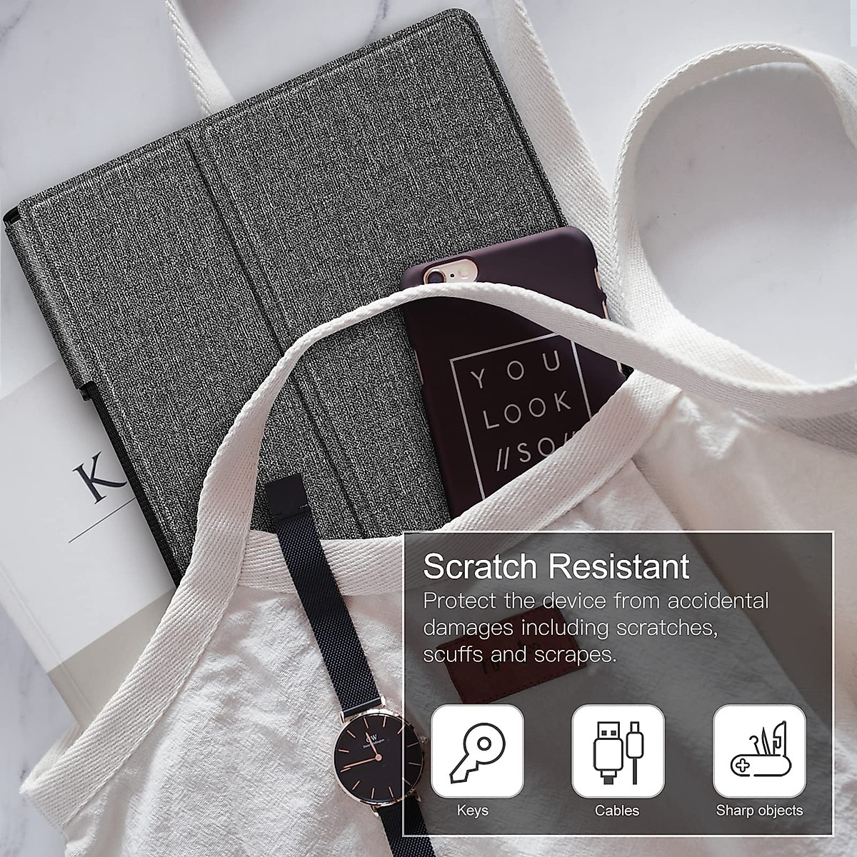 Fintie Case for Lenovo Yoga Tab 11 11" 2021 (YT-J706F), Premium Vegan Leather Slim Fit Case Folio Smart Stand Protective Cover with Auto Sleep/Wake Feature