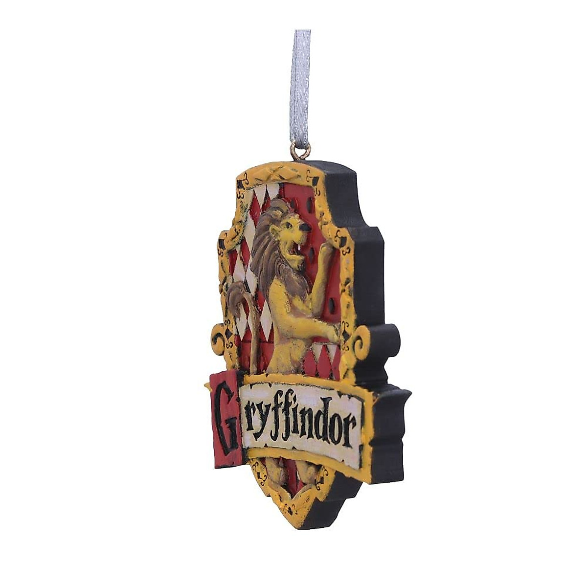 Nemesis Now Harry Potter Gryffindor Crest Hanging Ornament 8cm, Red