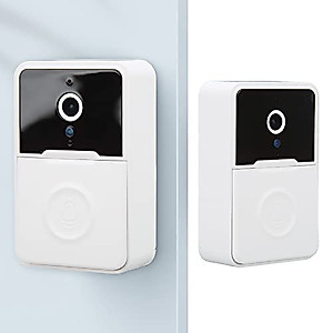 Tbest Ring Doorbell,Door Bell Cameras Wireless,Mini Camera,Smart Video Doorbell Wireless Two Way Audio Remote Video Call IR Night Vision for Home White Tbestvy4fs59ebm