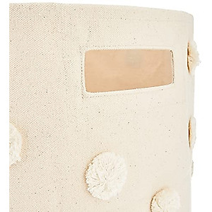 Pehr Pom Pom Bin, Natural , 12x13 Inch (Pack of 1)