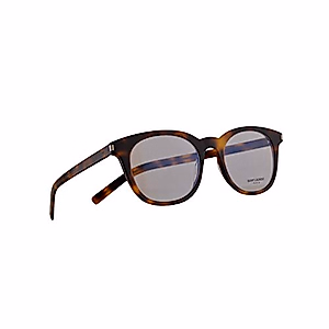 Saint Laurent SL289 Slim Eyeglasses 51-20-145 Light Havana w/Demo Clear Lens 006 SL 289