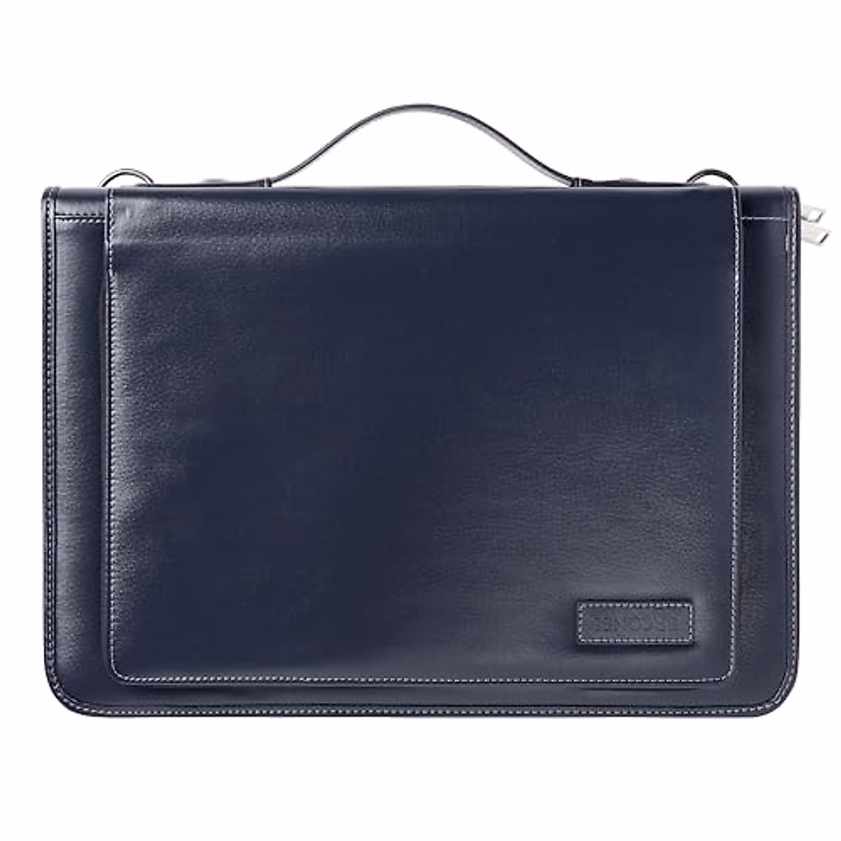 Broonel Blue Leather Laptop Messenger Case - Compatible with Dynabook Portégé X40L-K 14" Laptop