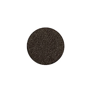 Shepherd Hardware 9958 1/2-Inch Self-Adhesive Felt Furniture Pads, 24-Pack, Brown