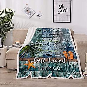 Best Friendship Blanket BFF Friend Gifts for Women,Best Friend Christmas Birthday Gifts, Bestie Gifts for Women,to My Best Friend Blanket,Gifts for Women,Best Friends Birthday Gifts Throw Blanket