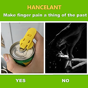 Manual Easy Can Opener, 6 Pack Colorful Soda Beer Can Opener & Beverage Can Cover Protector, Premium Plastic Shields Can Openers for Pop, Coke, Beer, Soda, Drink Aluminum Beverage