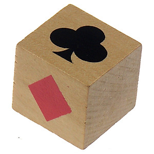 Hickoryville Trump Suit Marker Indicator for Euchre Bridge Pinochle and Other Card Games Large Pips 1.2"