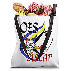 Order Of The Eastern Star OES Ring Sisterhood Sistar Diva Tote Bag