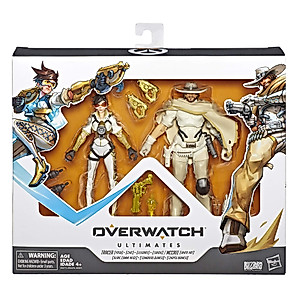 Hasbro Toys Overwatch Ultimate Series Tracer & McCree Fual Pack 6" Collectible Action Figures