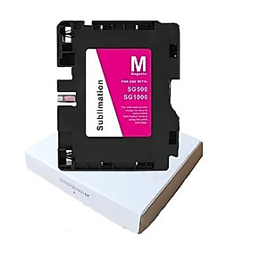 VC Sublimation Ink Cartridge Compatible for Sawgrass Virtuoso SG500 SG1000 Printer (1Black, 1 Cyan, 1 Magenta, 1 Yellow, 4-Pack, with Latest Upgrade Chips Version 3.3)