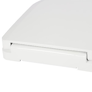 Non-Electric Bidet Toilet Seat Self Cleaning Water Sprayer with Dual Nozzles D-type Toilet Seat Bidet Seat Toilet for Rear & Feminine Cleaning Bidet Attachment,Soft Close