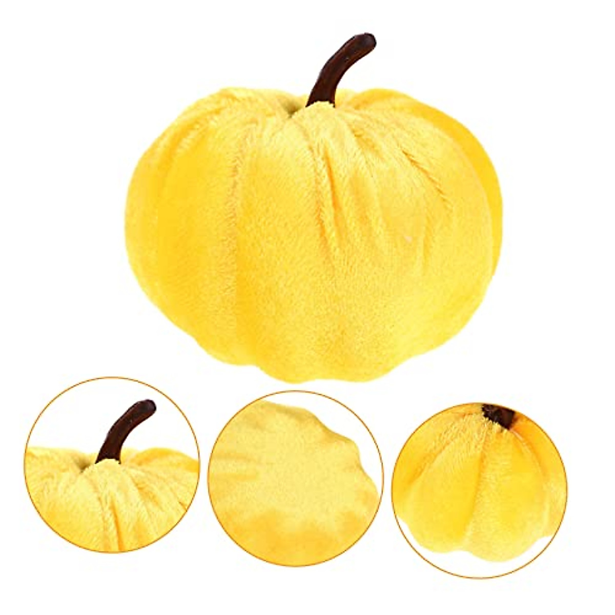 ABOOFAN 12 pcs Fake Faux Pumpkin Wedding Desktop Ornament Pumpkin Sculpture Little Pumpkin Pumpkin Foam Crafts Halloween Fake Figurines Home Decor Decorations Display Ornaments Vegetable