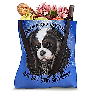 Cavalier King Charles Spaniel, Tricolor Cavalier Tote Bag