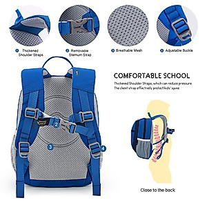 MOUNTAINTOP Kids Toddler Backpack for Boys Girls Preschool Kindergarten Bag